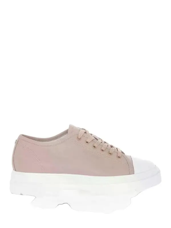 Woolrich Hammered Leather Chunky Sneakers - Pink