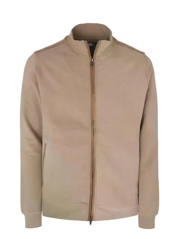 Pal Zileri High-neck Zip-up Sweatshirt - Neutrals