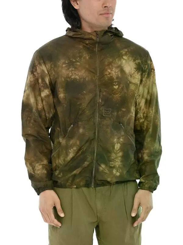 Woolrich Tie-dye Effect Hooded Jacket - Green