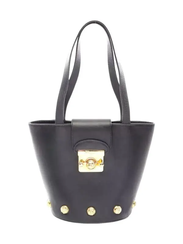 FERRAGAMO Leather Handbag - Black