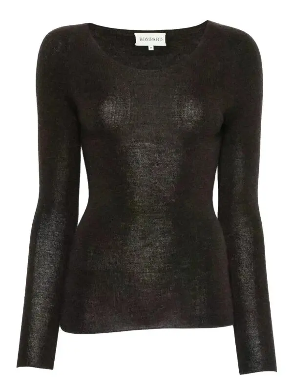 Eric Bompard Seamless Fine-knit Jumper - Brown