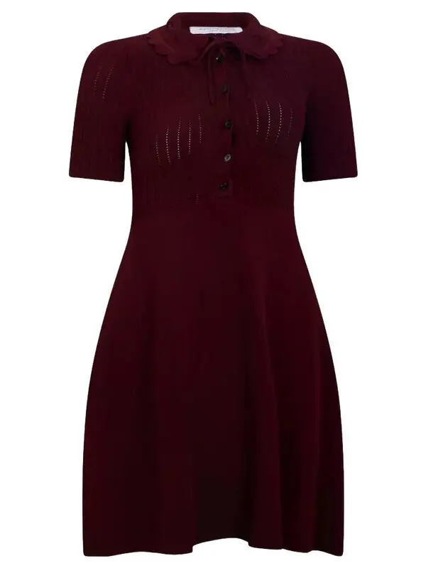 Philosophy Di Lorenzo Serafini Ribbed Midi Dress - Red