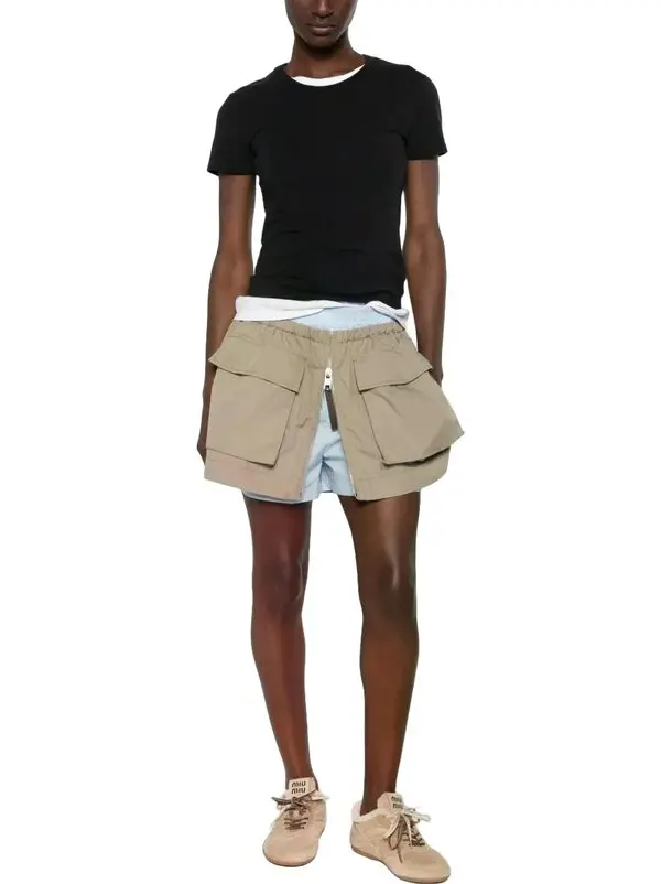 Moschino Patch Pocket Shorts - Neutrals
