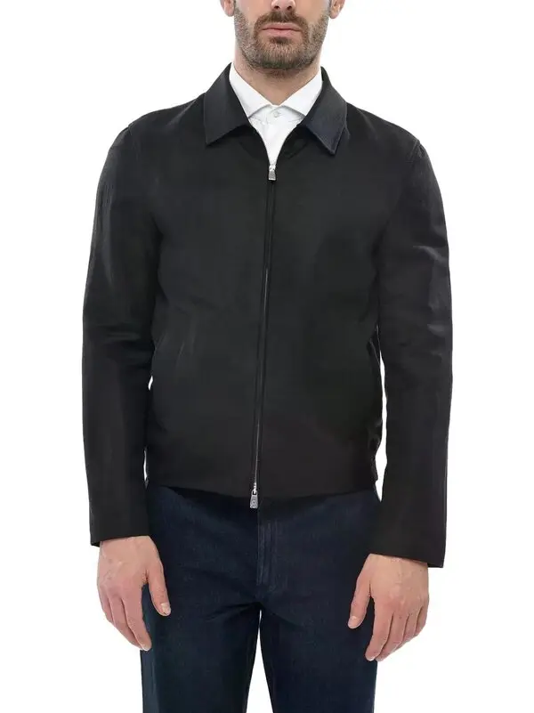 Corneliani Circle Zip-front Jacket - Black