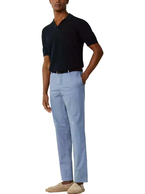 HACKETT LONDON Kensington Slim-fit Chinos - Blue
