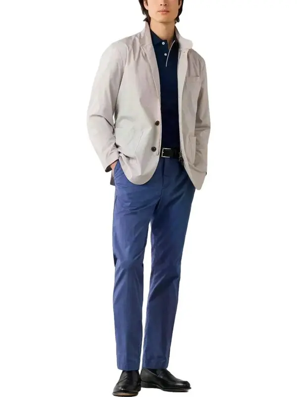 HACKETT LONDON Kensington Slim-fit Chinos - Blue