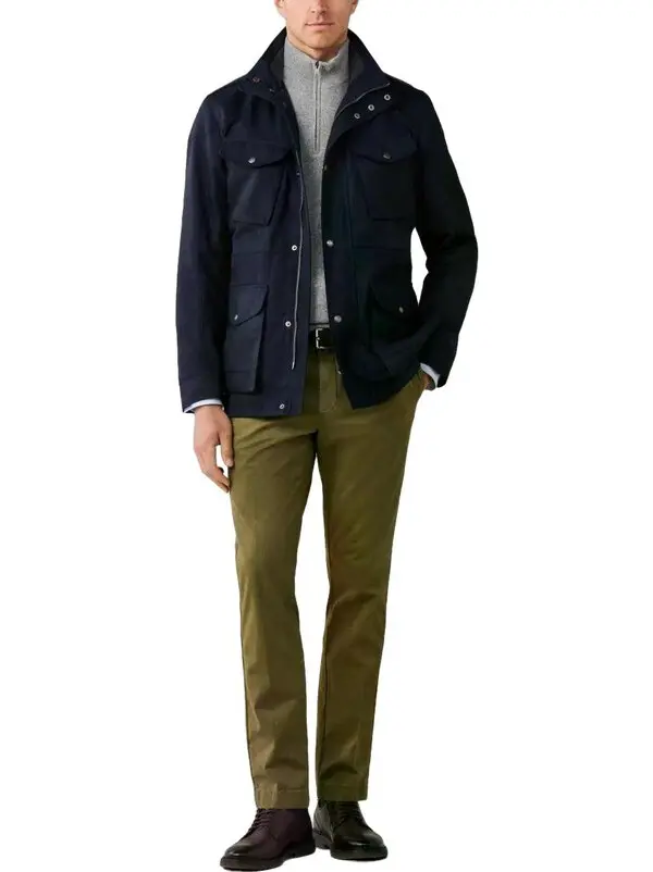 HACKETT  Kensington Slim-fit Chinos - Green
