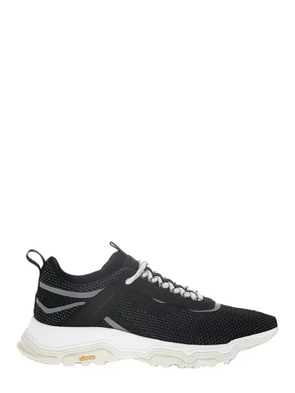 Woolrich Perforated Suede-trim Sneakers - Black