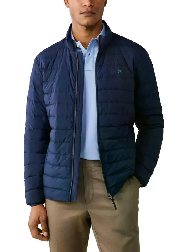 HACKETT LONDON Quilted Jacket - Blue