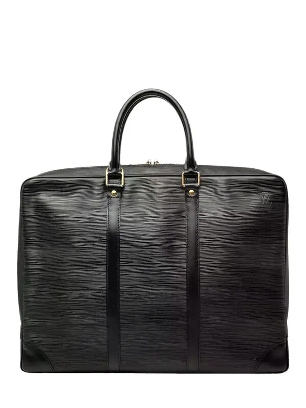 LOUIS VUITTON Epi Porte Documents Voyage Business Bag - Black
