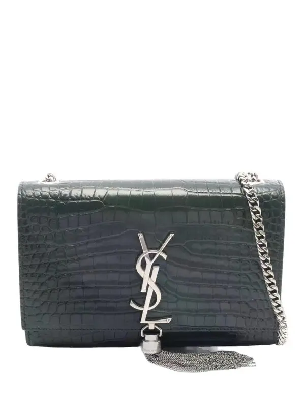 Saint Laurent Kate Tassel Shoulder Bag - Green