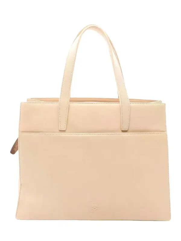 Loewe 2000s Anagram Handbag - Neutrals