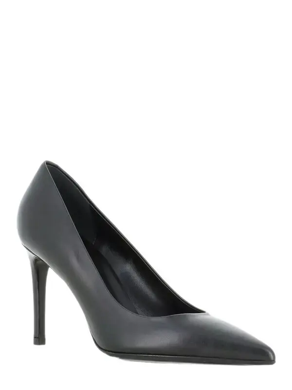 SERGIO LEVANTESI Pointed Toe High Stiletto Heel Pumps - Black