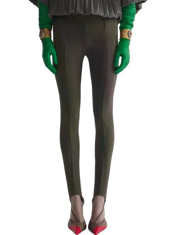 MUGLER Tailored Leggings - Neutrals