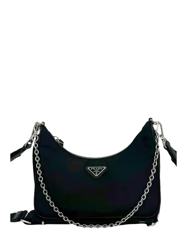 Prada Tessuto Re-edition 2005 Satchel - Black