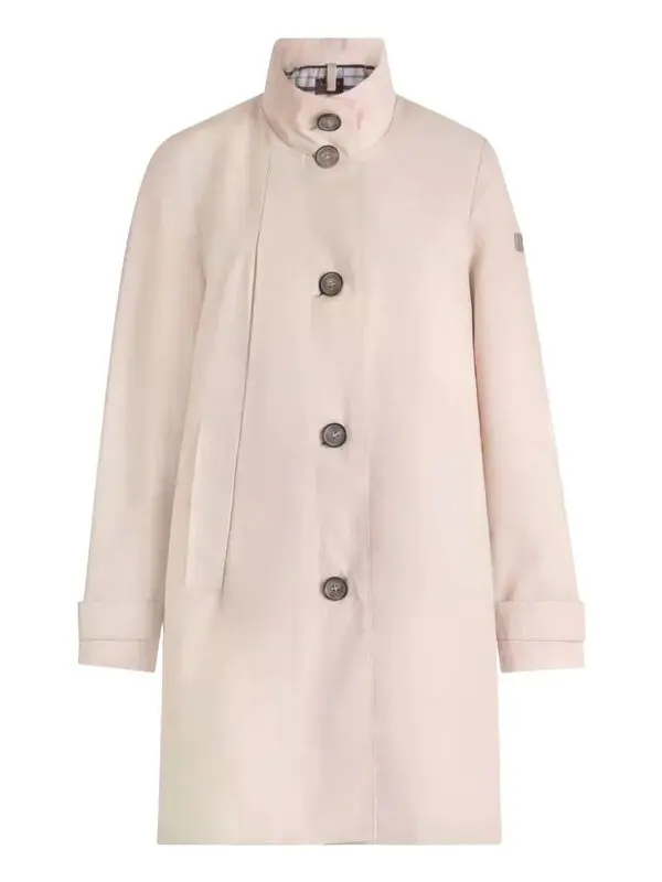BETTY BARCLAY High-neck Button-up Coat - Neutrals