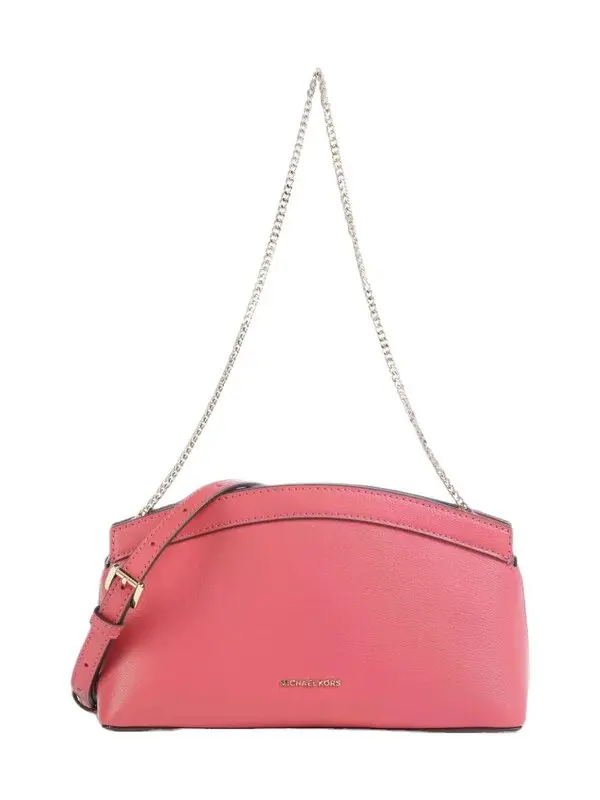 Michael Kors Athena Small Leather Convertible Clutch - Pink