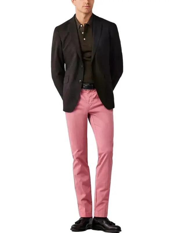 HACKETT  Kensington Slim-fit Trousers - Pink