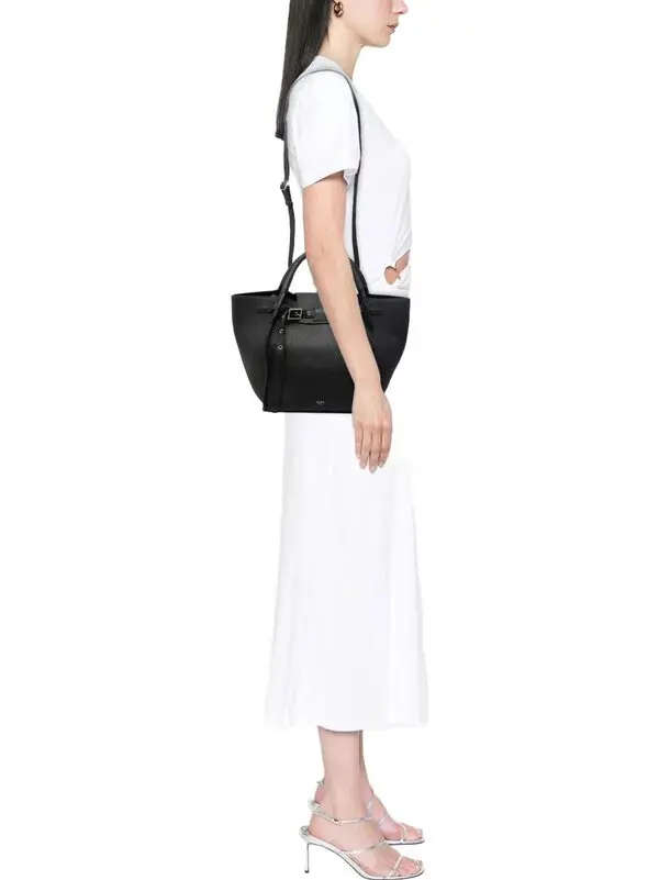 Celine Grained Calfskin Big Bag Satchel - Black