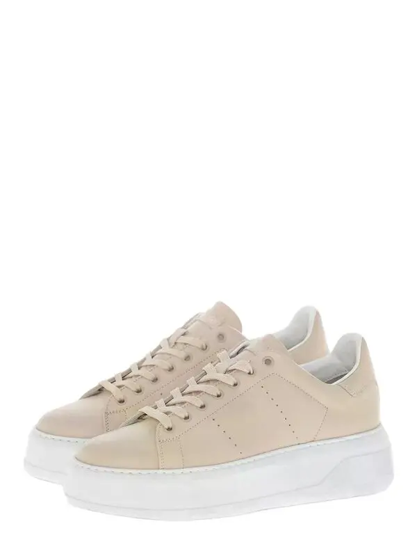 Woolrich Low Top Leather Sneakers - Neutrals