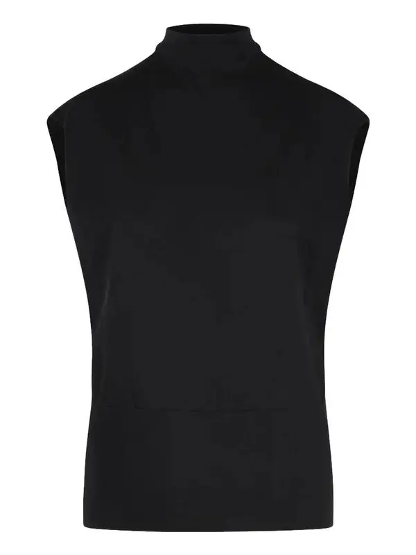 Simkhai High-neck Sleeveless Top - Black