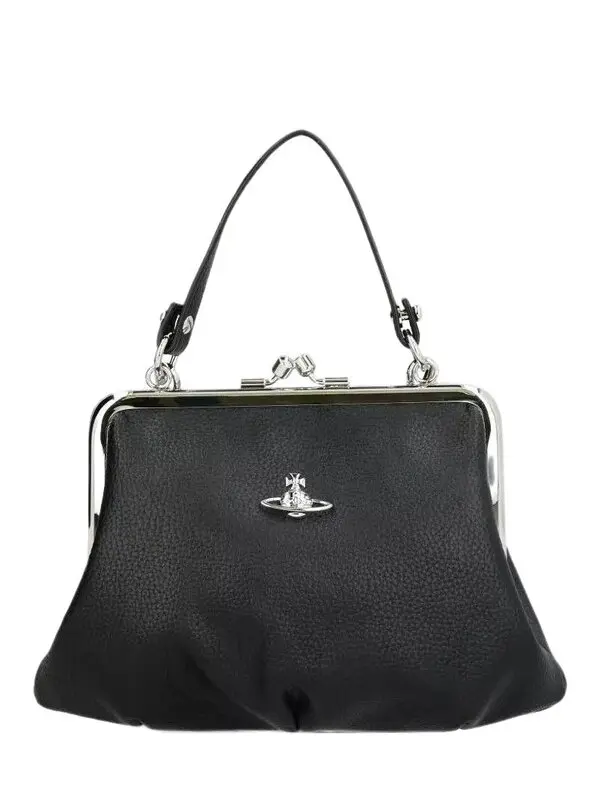 VIVIENNE WESTWOOD Granny Frame Purse With Kiss-lock Clasp And Chain Strap - Black