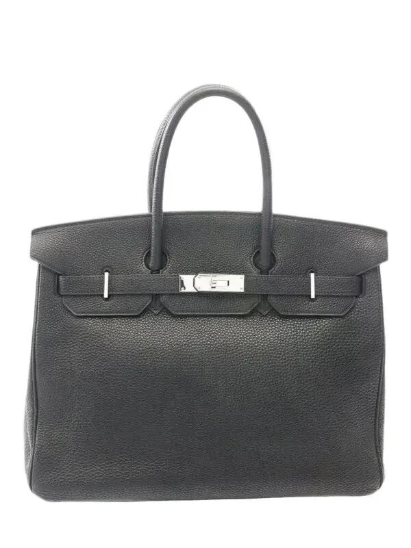 Hermès 2003 Birkin 35 Togo Tote Bag - Black