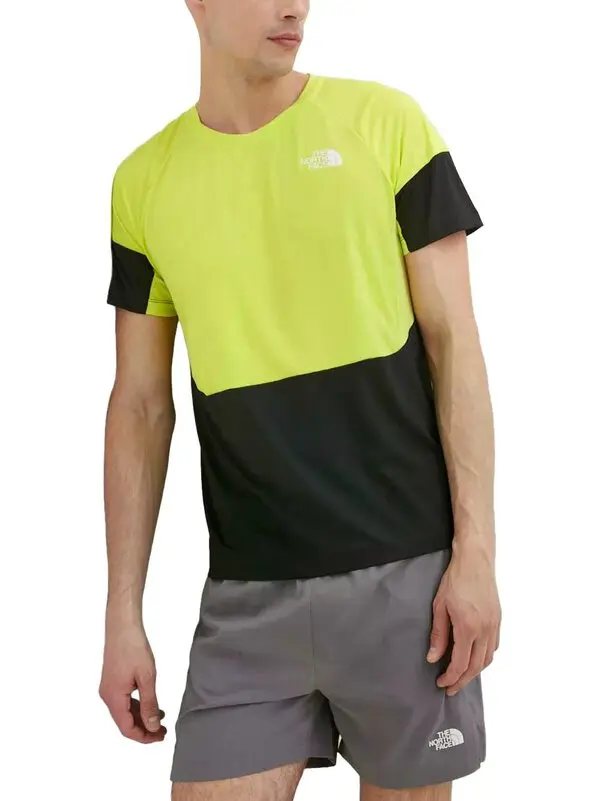 The North Face Colour-block Logo Print T-shirt - Green