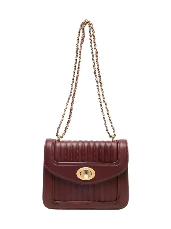 DELAGE Quilted Shoulder Bag - Red