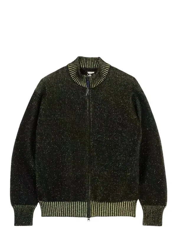 GR10K Zip-up Cardigan - Black