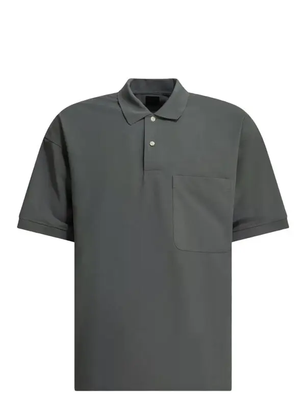 DAIWA PIER39 Tech Short-sleeve Chest-pocket Polo Shirt - Grey