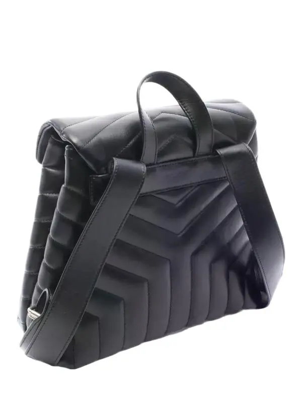 Saint Laurent Lulu Quilted Leather Backpack - Black