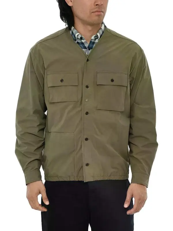 Woolrich V-neck High Aeration Jacket - Green