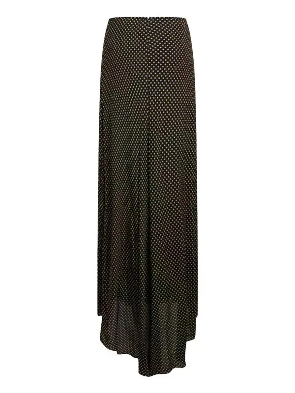 Philosophy Di Lorenzo Serafini Polka Dot Asymmetric Skirt - Black
