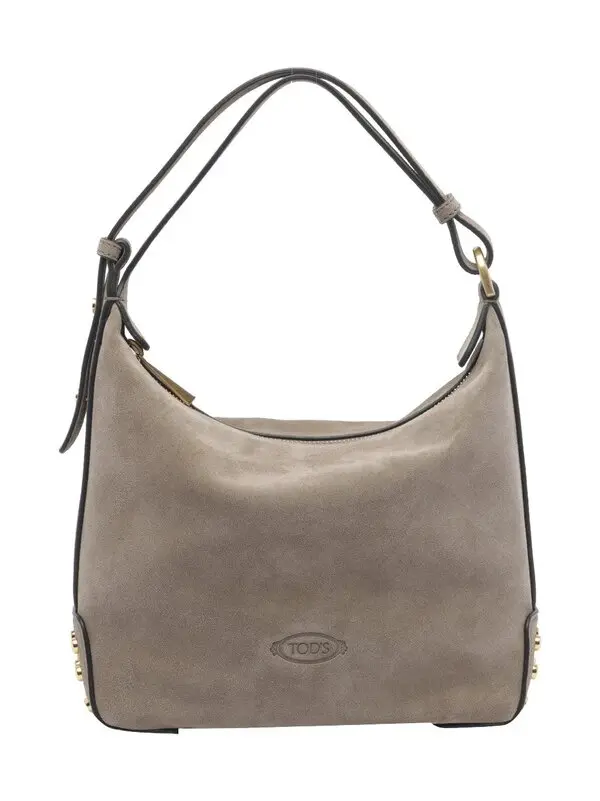 TOD'S Mini Metal Dots Handbag - Gray