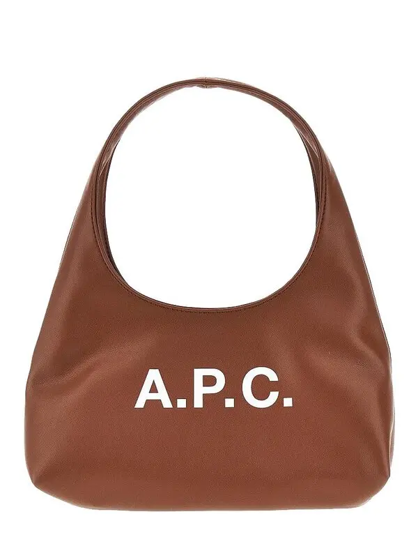 A.p.c. Ninon Baby" Faux Leather Tote Bag - Brown