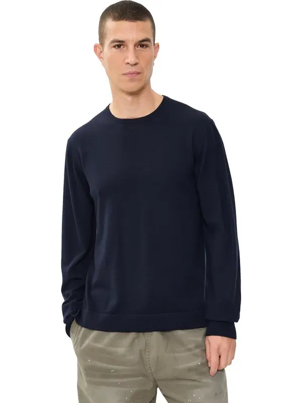 Officine Générale Nina Merino Wool Sweater - Navy