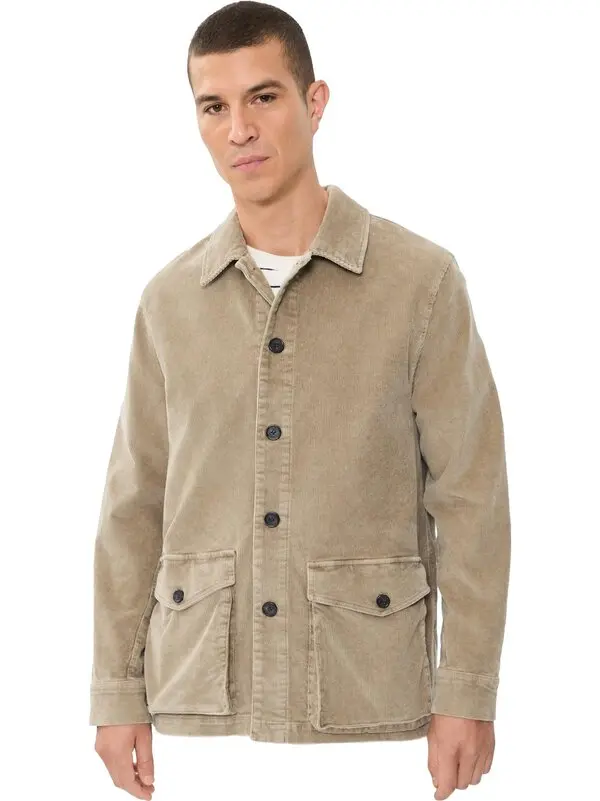 Officine Générale Suny Washed Cotton Corduroy Jacket - Faded Ginger