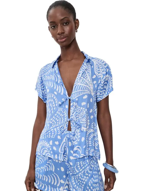 VITAMIN A Kami Shirt - Blue