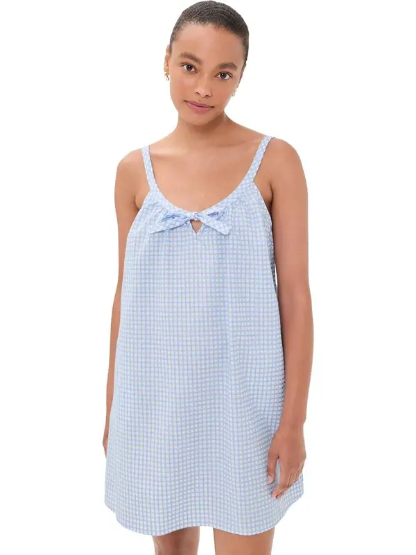 Posse Lila Mini Dress - Blue Gingham