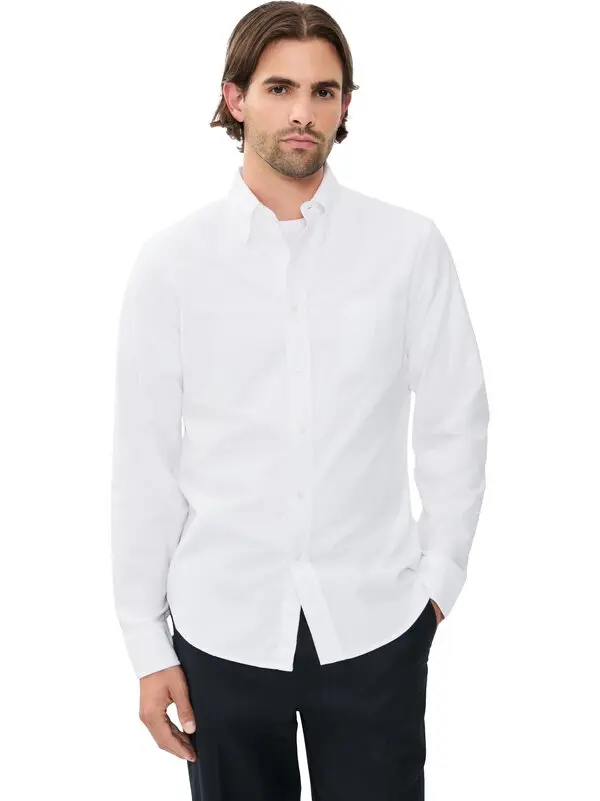 Reigning Champ Cotton Oxford Windsor Standard Shirt - White