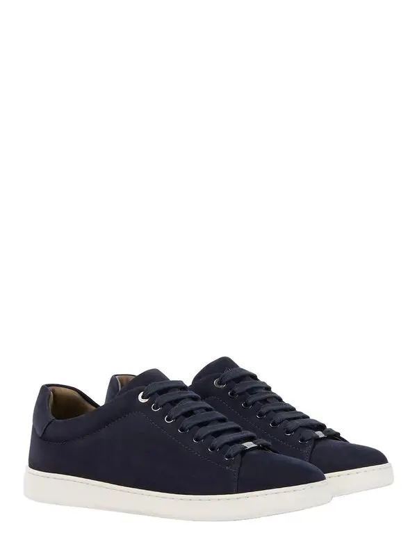 Brioni Suede Sneakers - Blue