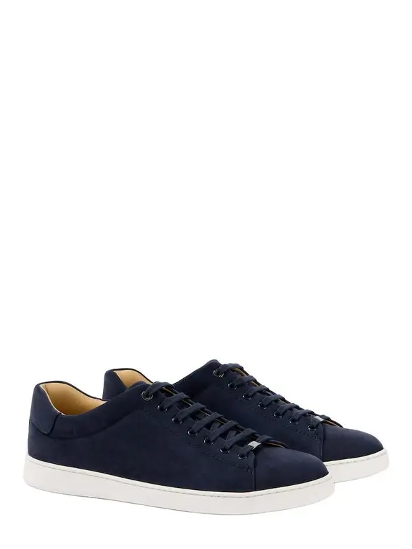 Brioni Suede Sneakers - Blue