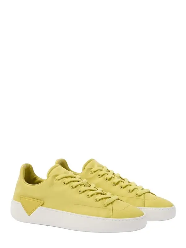 Prada Re-nylon Court Sneakers - Yellow