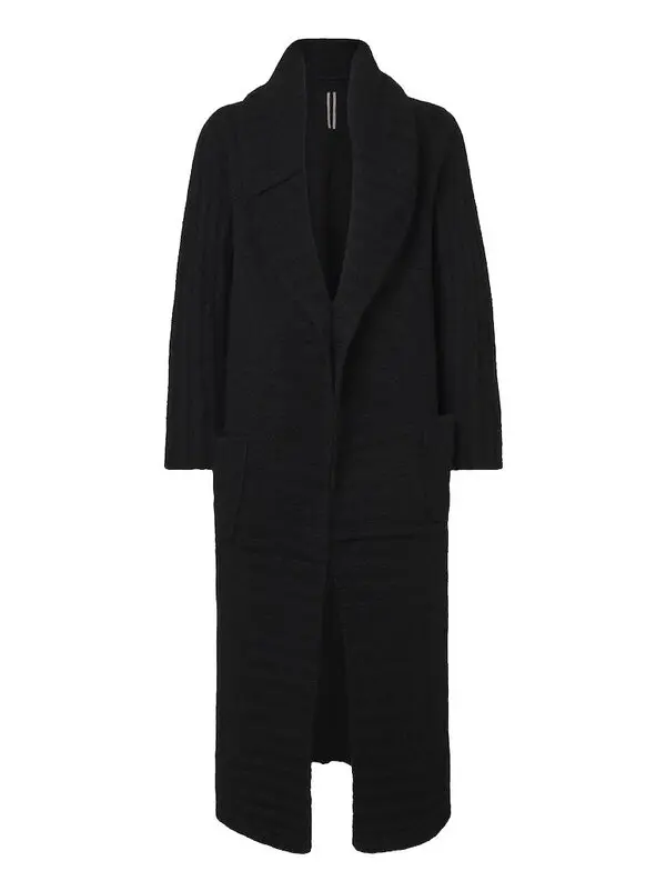 Rick Owens Dafne Shawl Neck Cardigan - Black