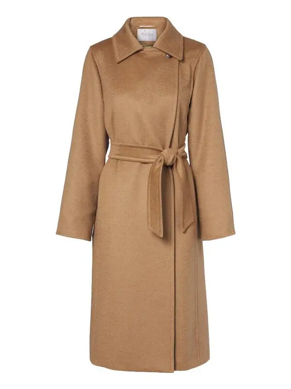 Max Mara Manuela Icon Camel Hair Coat - Brown
