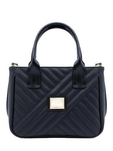 CAVALINHO Quilted Leather Handbag - Navy