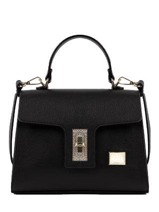 CAVALINHO Muse 559 Pebbled Leather Handbag - Black