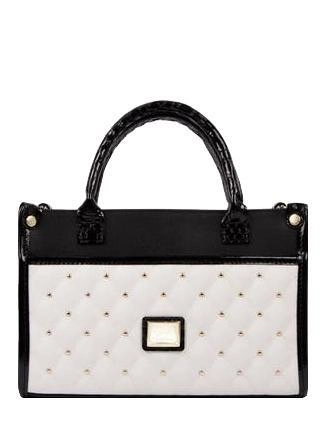 CAVALINHO Craft Handbag - Black/white