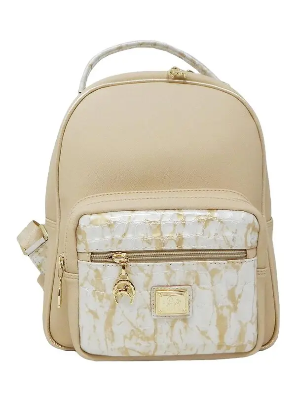 CAVALINHO Mystic 503 Leather Backpack - Beige
